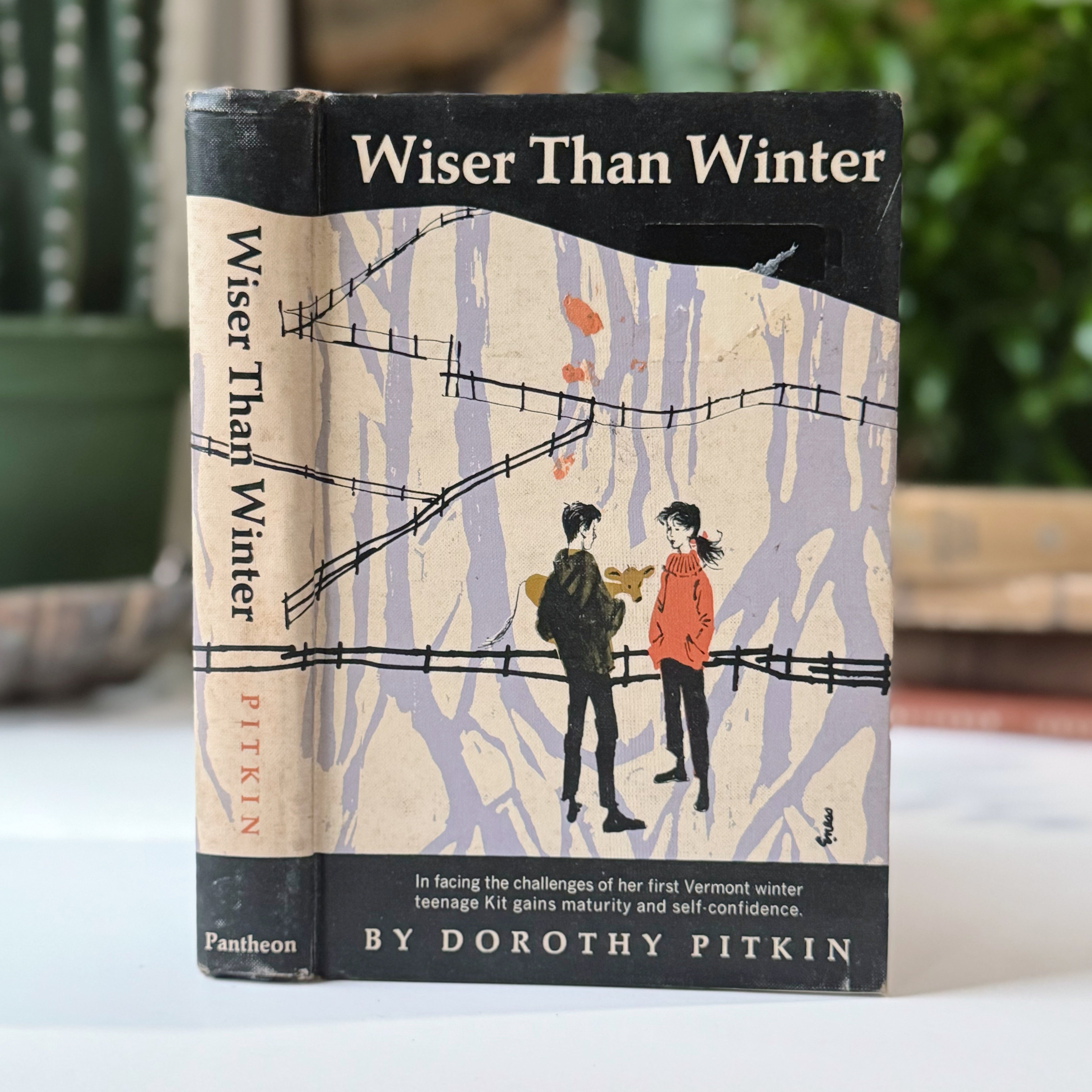 Wiser Than Winter, Dorothy Pitkin, 1960 Hardcover YA Novel, Vermont Se ...