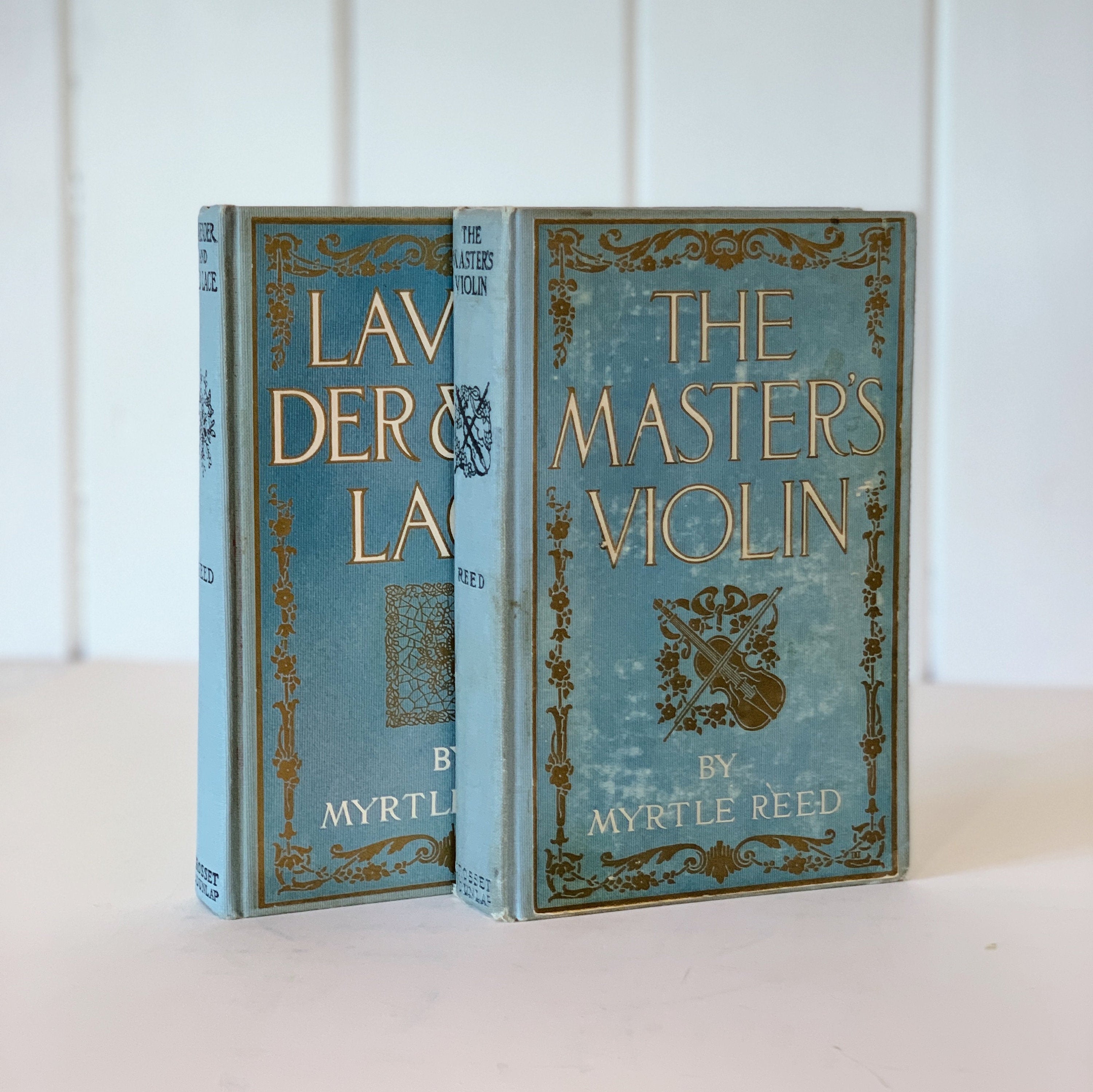Blue Vintage Decorative Book Bundles – Pretty Old Books