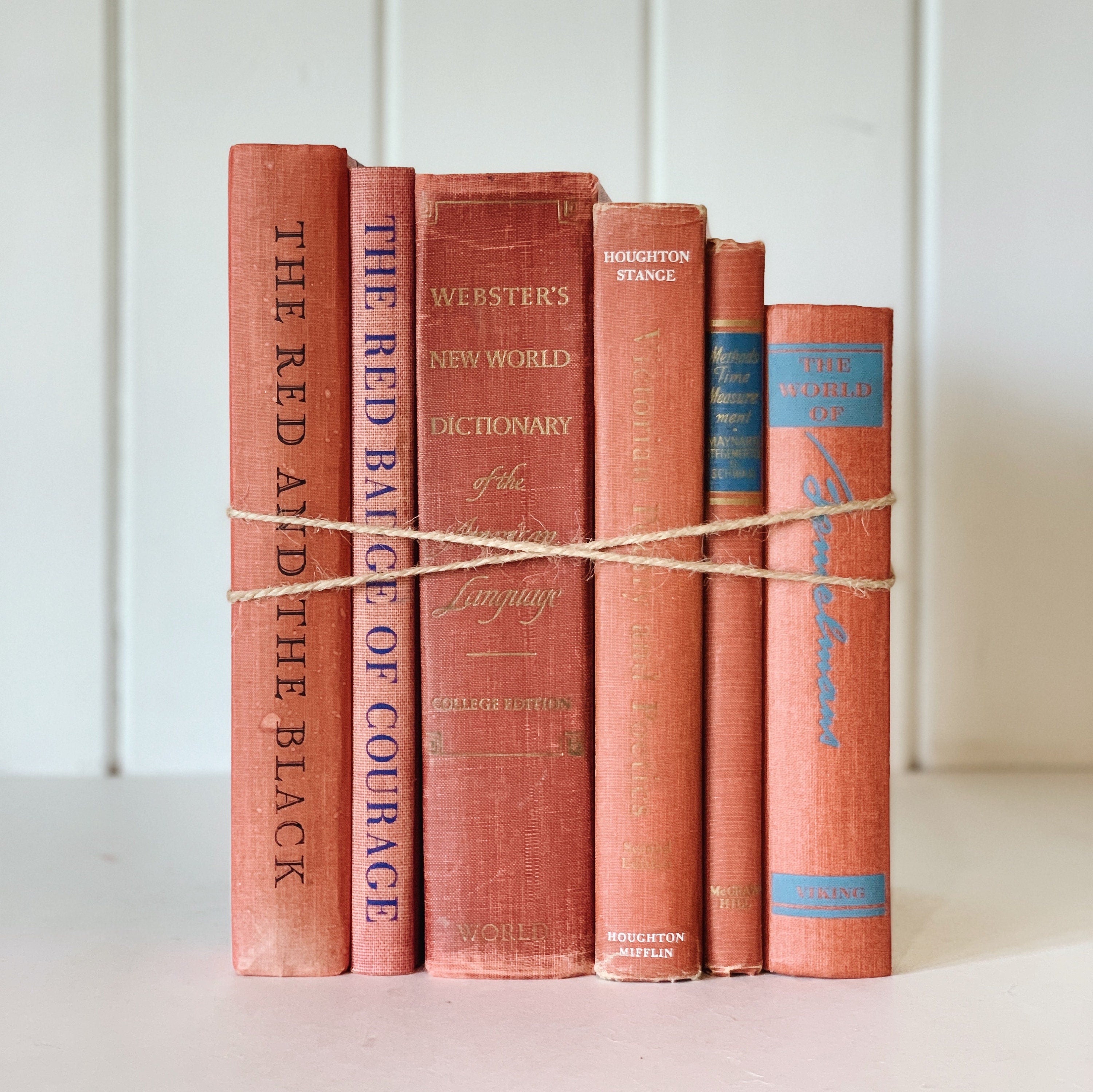 Pretty Old Books - Vintage Books by Color and Collectible Titles