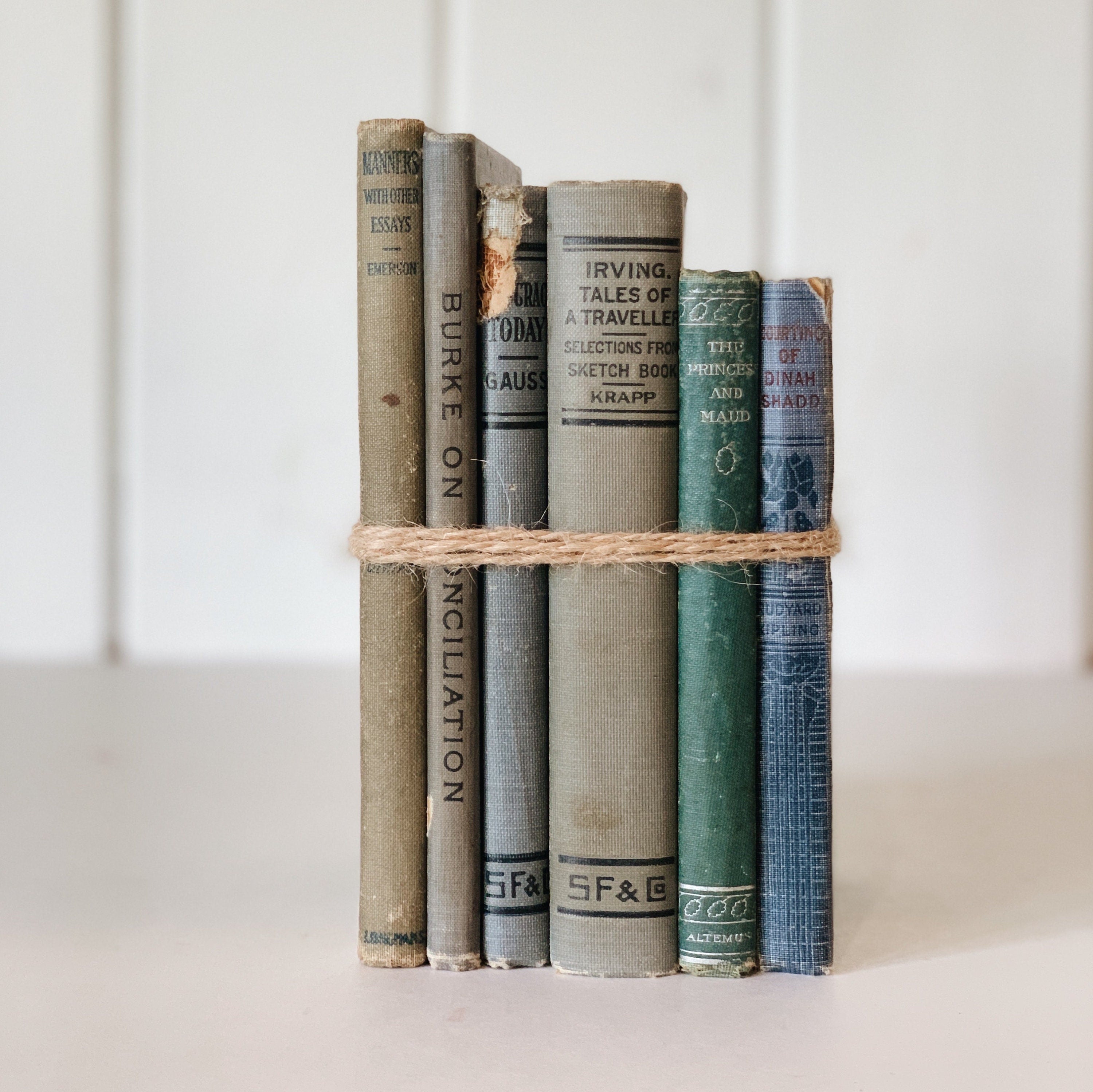 Pretty Old Books - Vintage Books by Color and Collectible Titles