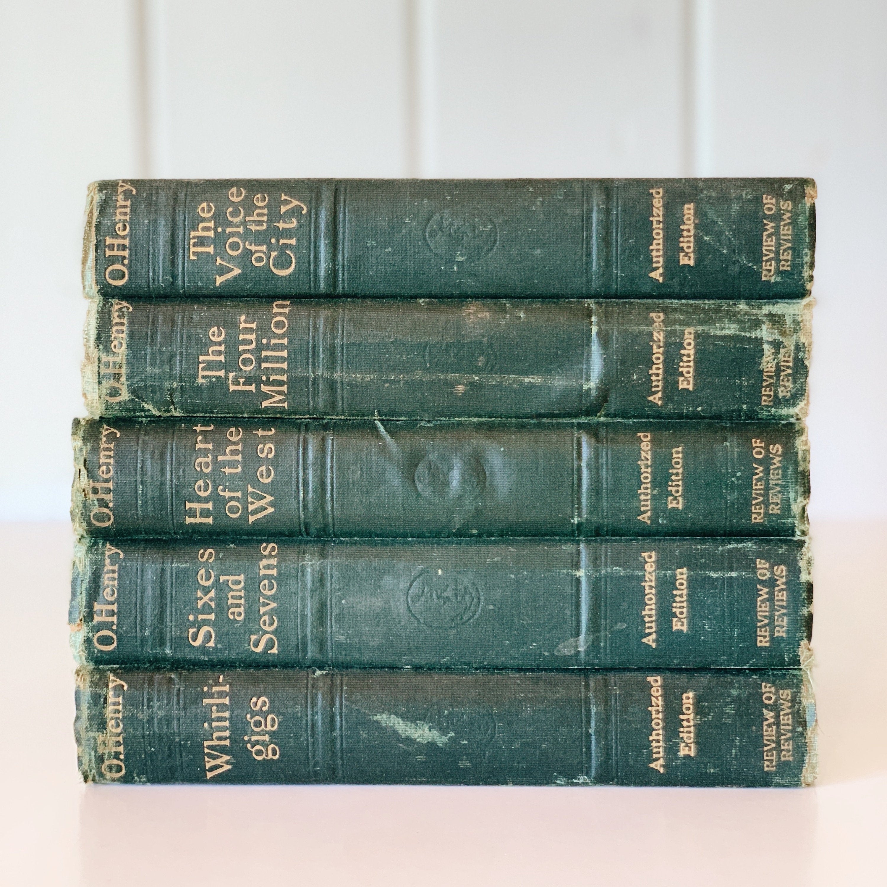 Green Vintage Book Bundles – Pretty Old Books