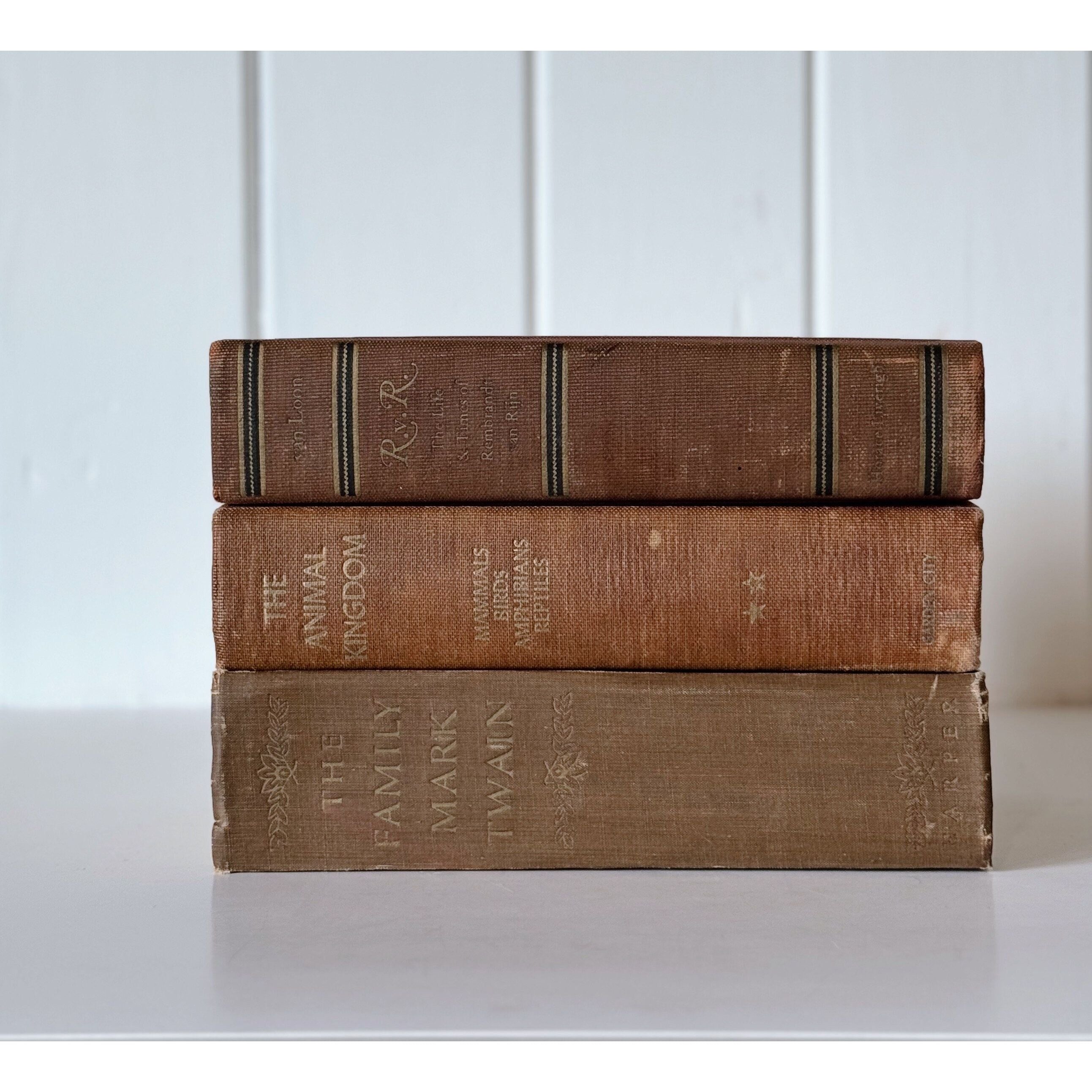 Pretty Old Books - Vintage Books by Color and Collectible Titles