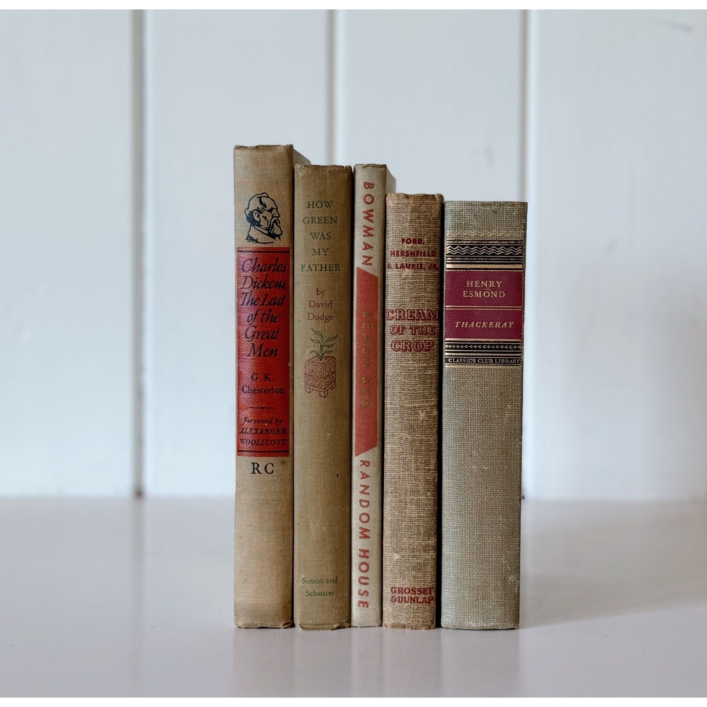 Vintage Book By Color – Pretty Old Books