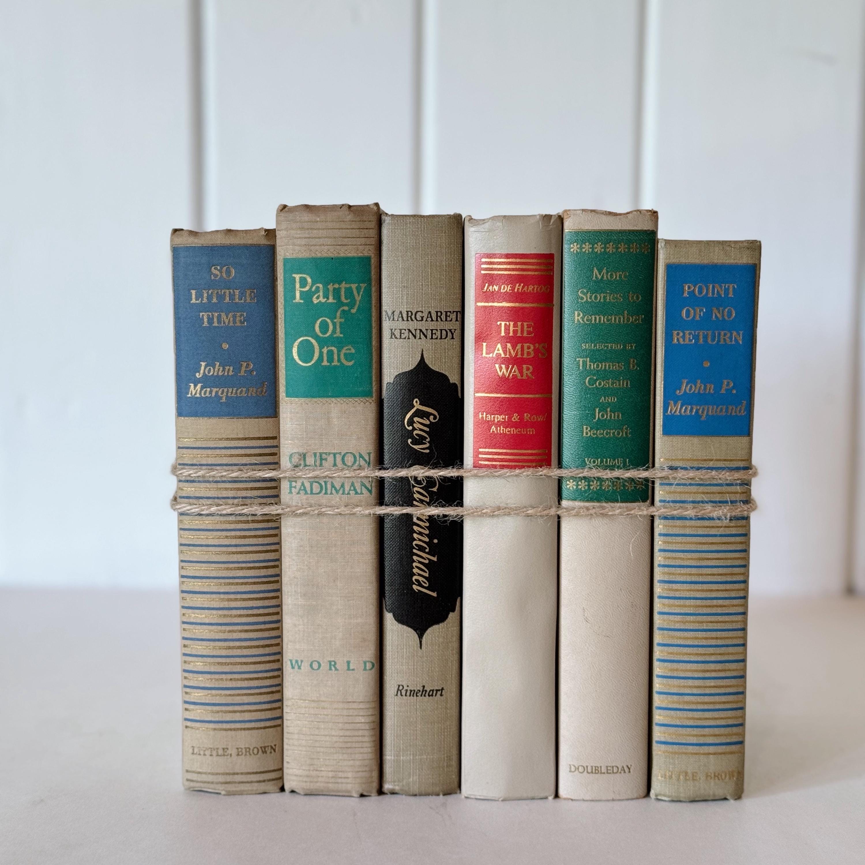 Pretty Old Books - Vintage Books by Color and Collectible Titles
