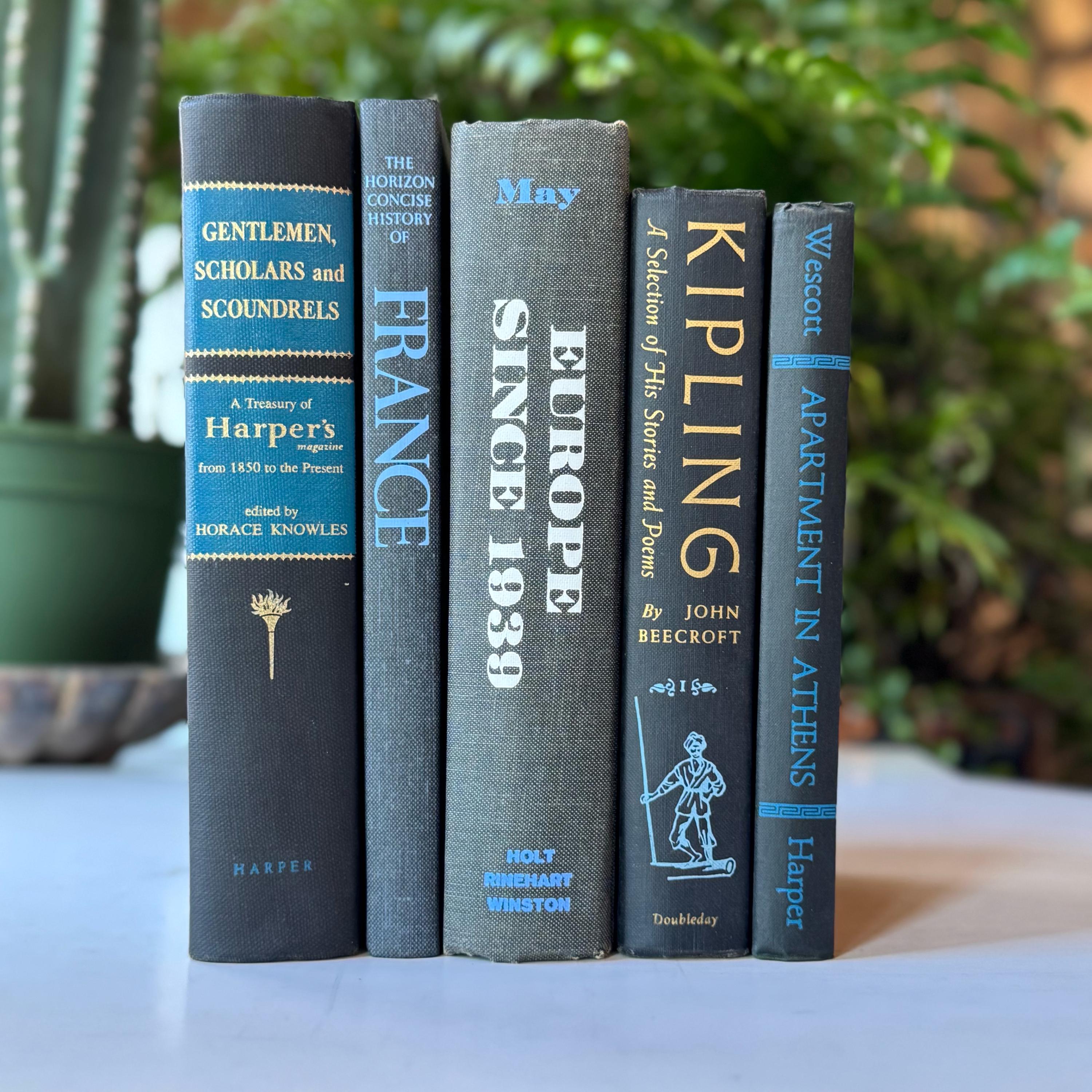 Pretty Old Books - Vintage Books by Color and Collectible Titles