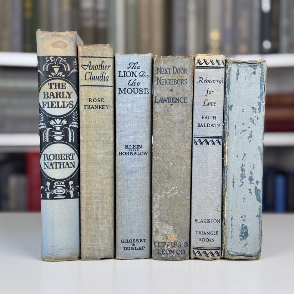 Pretty Old Books - Vintage Books by Color and Collectible Titles