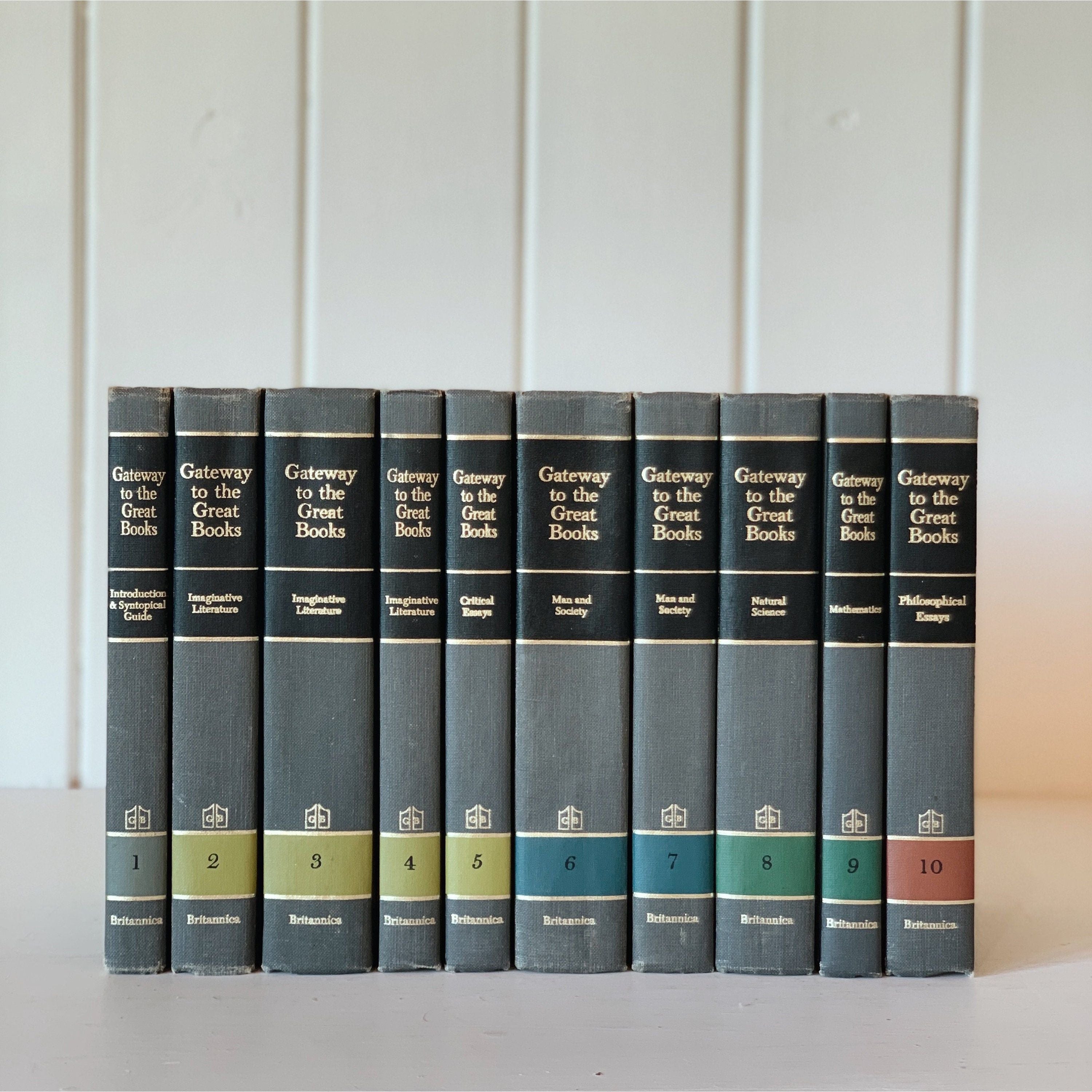 Pretty Old Books - Vintage Books by Color and Collectible Titles