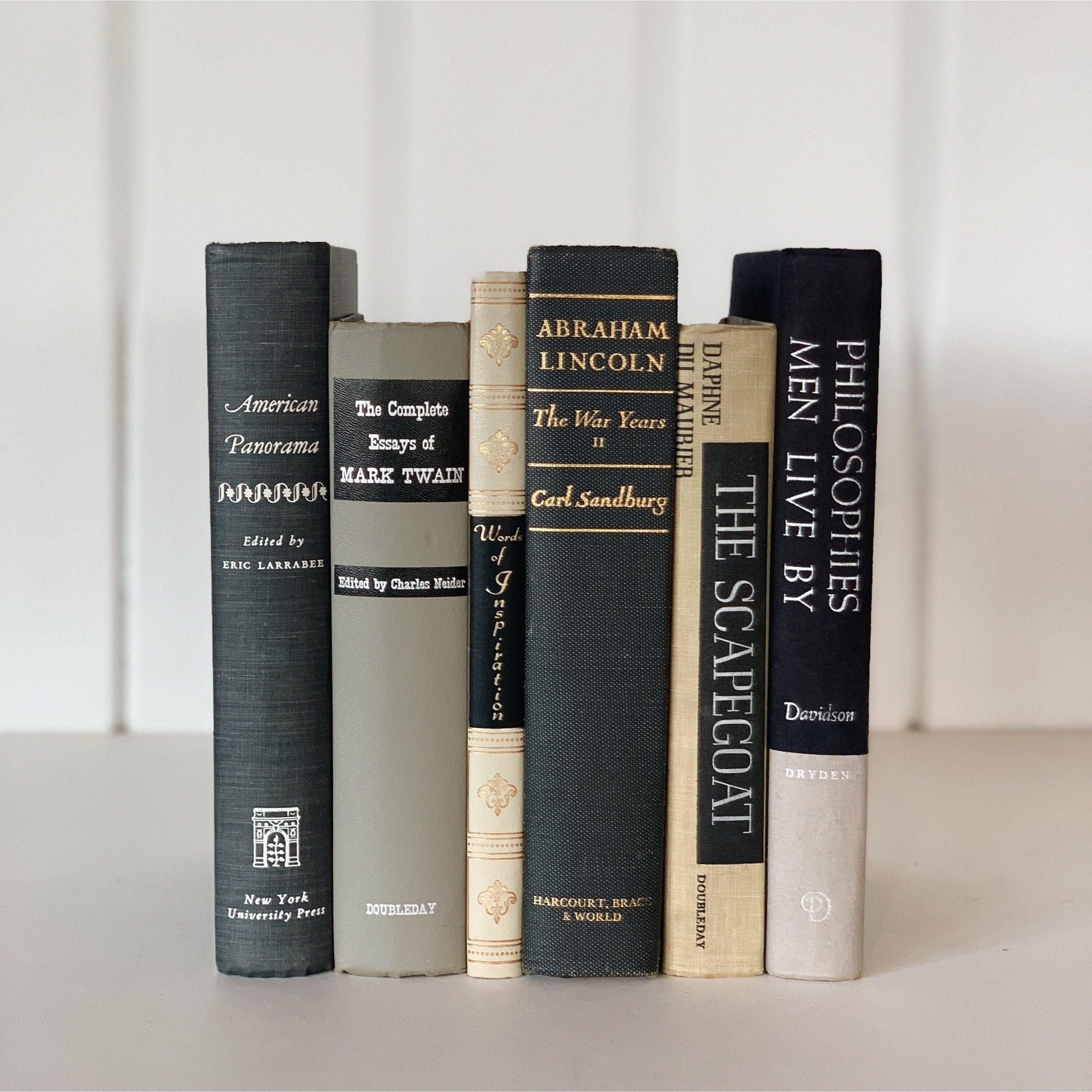 Pretty Old Books - Vintage Books by Color and Collectible Titles