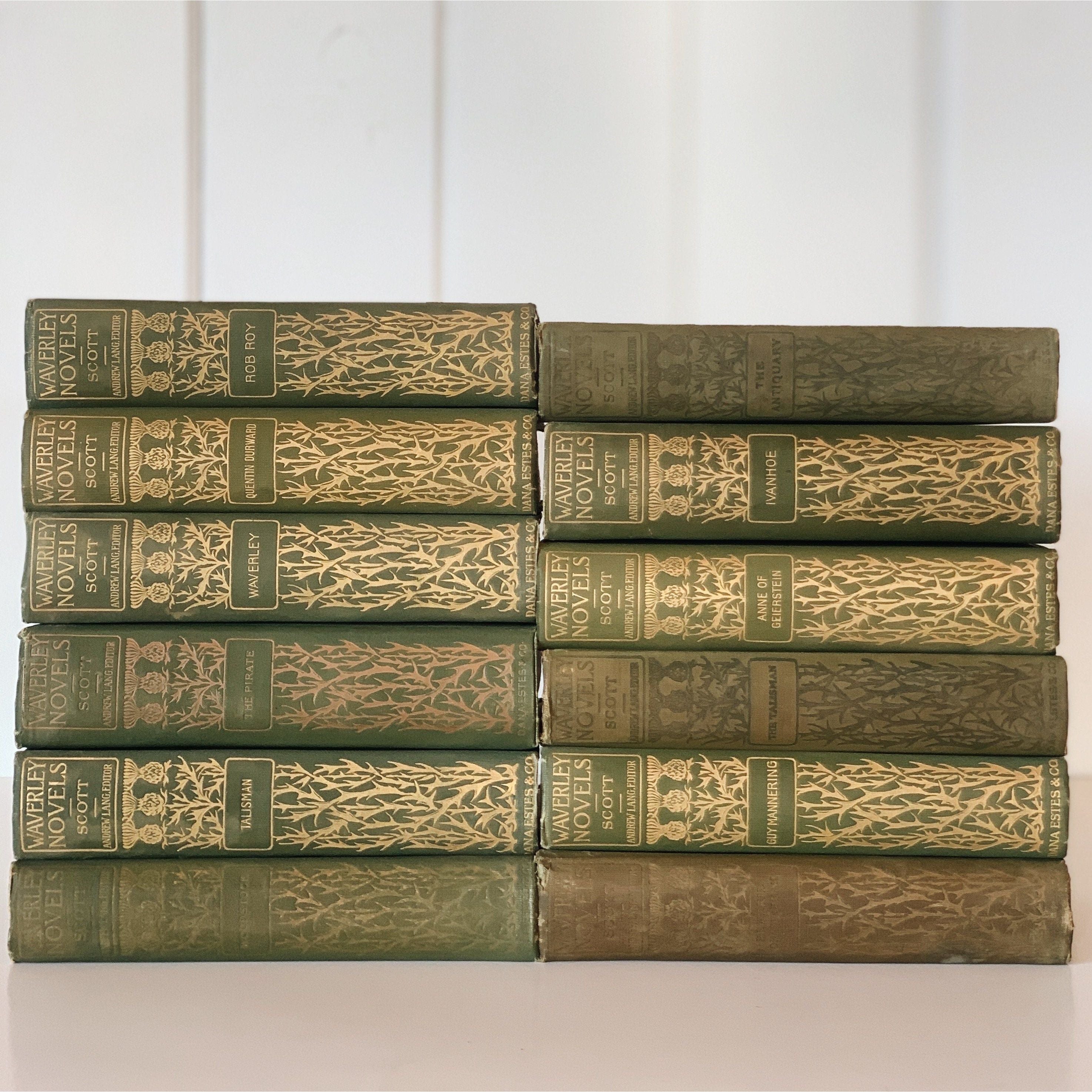 Pretty Old Books - Vintage Books by Color and Collectible Titles