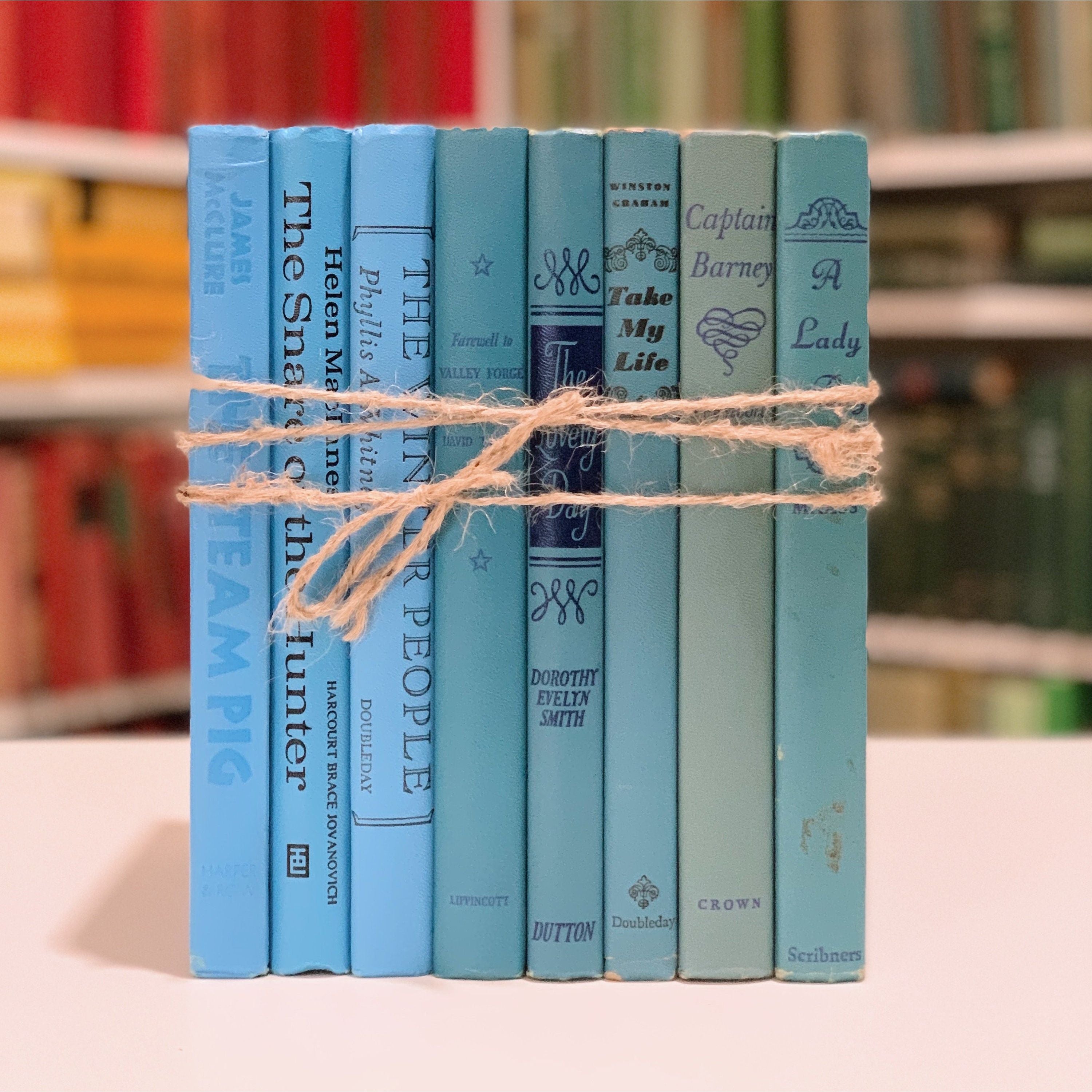 Pretty Old Books - Vintage Books by Color and Collectible Titles